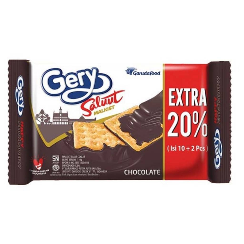 Gery Saluut Malkist Biscuit Sweet Cheese Chocolate 110g