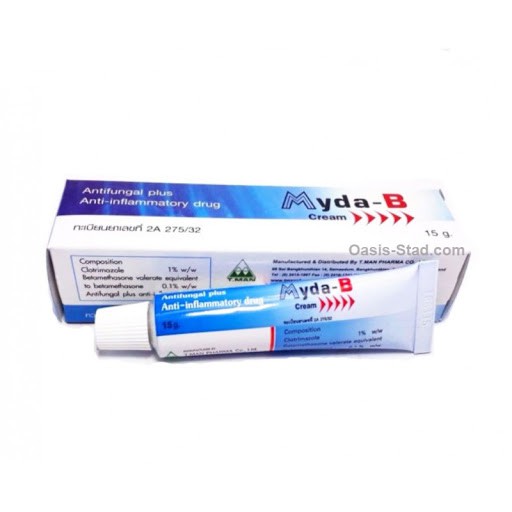 MYDA-B Anti-Inflammatory Antifungal Cream 15g